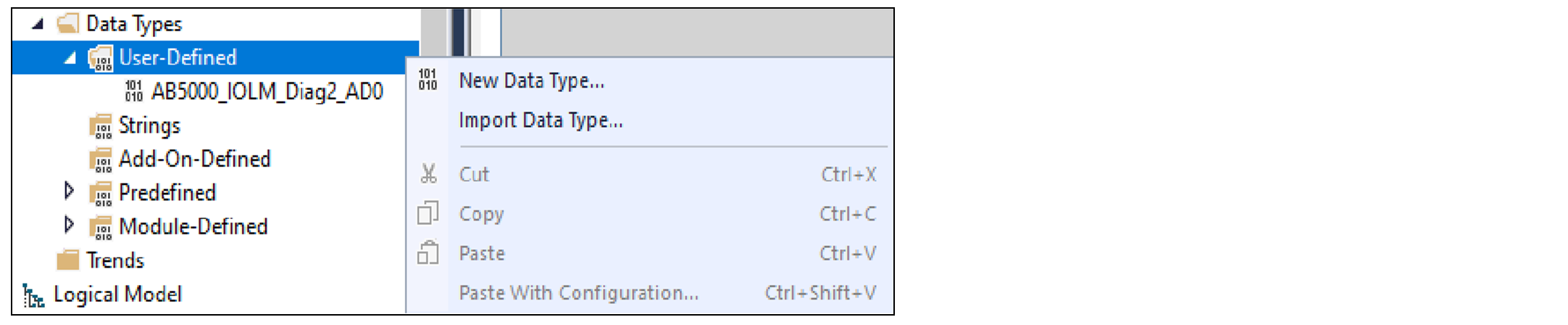 Create User-defined Diagnostic Assembly Types