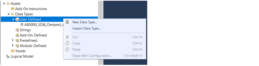Create User-defined Diagnostic Assembly Types